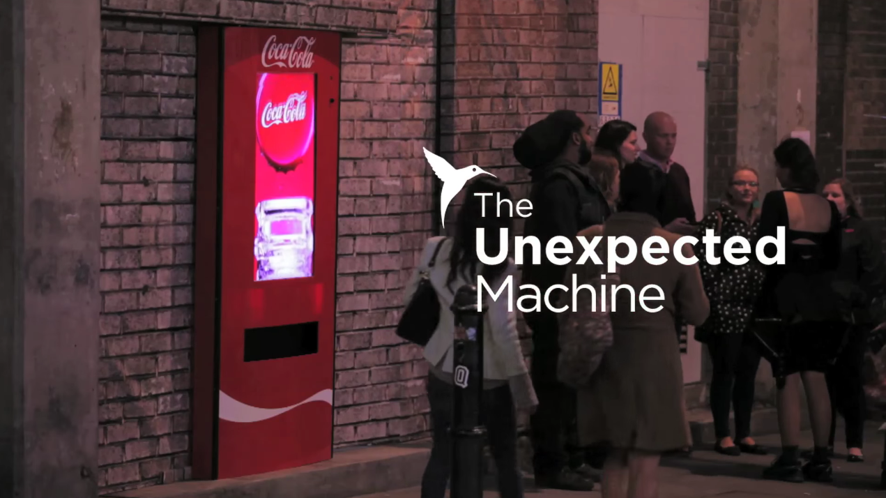 Coca-Cola imagine le premier distributeur à téléportation