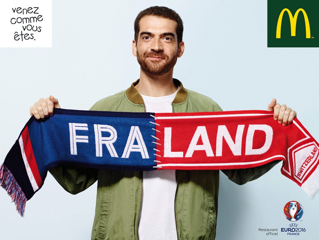 McDonald's lance une nouvelle campagne print pour l'Euro