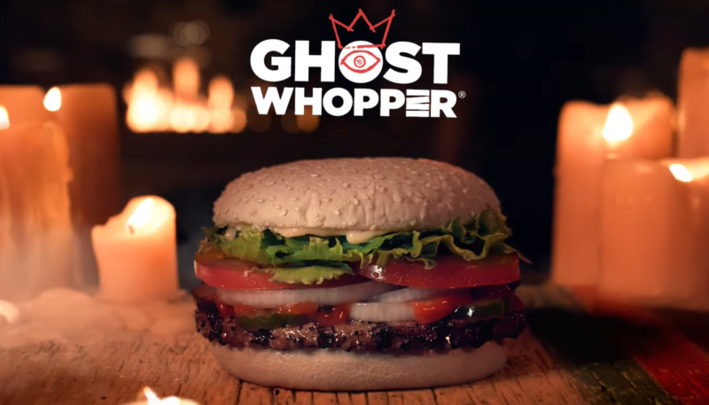 Burger King lance Ghost Whopper, le premier burger validé par les esprits