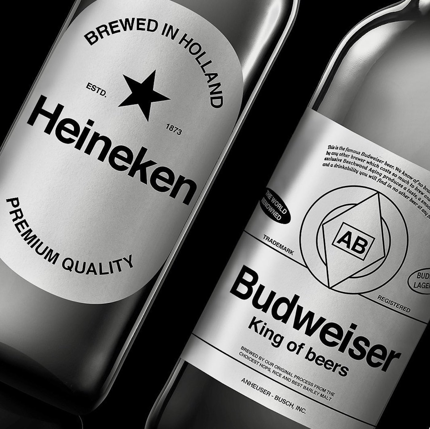 Les plus célèbres packagings de marques revisités sans branding