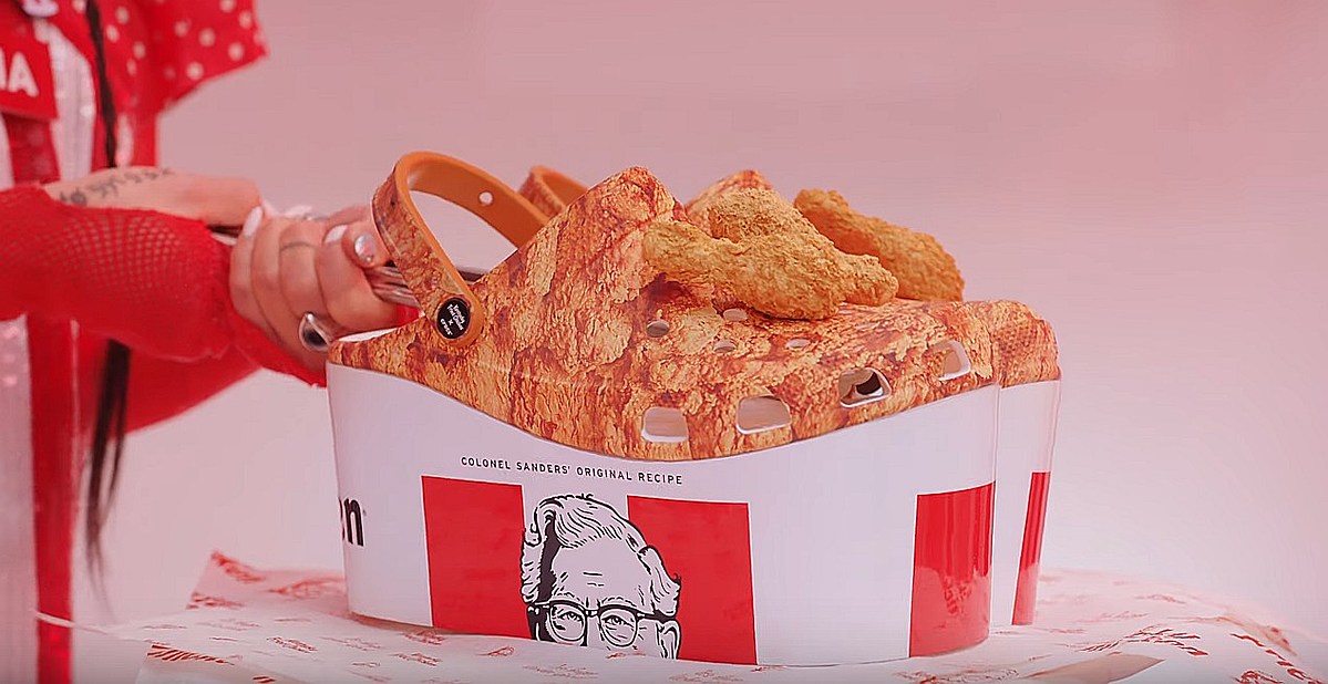 KFC et Crocs lancent des chaussures pour les vrais fans de poulets frits