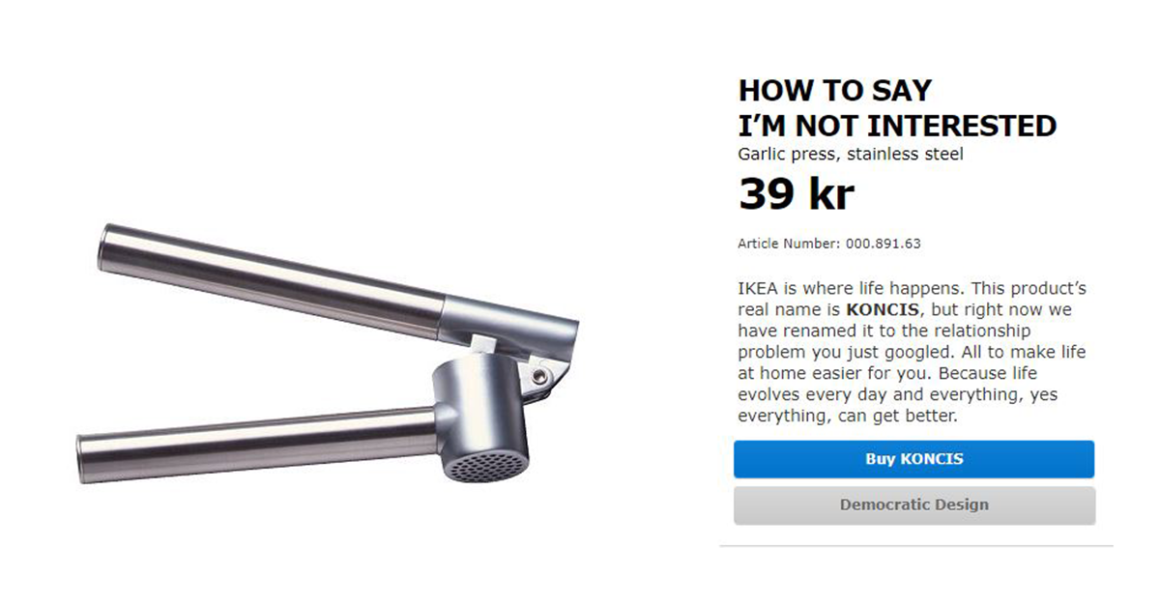 Ikea crée un véritable site web interactif sur Instagram