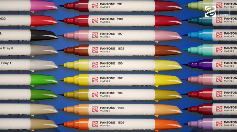 Pantone lance 108 marqueurs pour pouvoir dessiner avec leurs couleurs