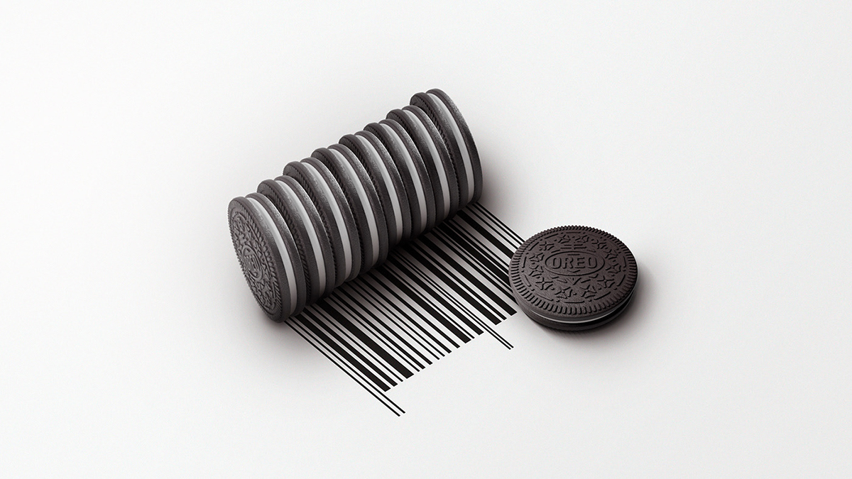 OREO détourne les codes barres des bouteilles de lait avec OREOCodes