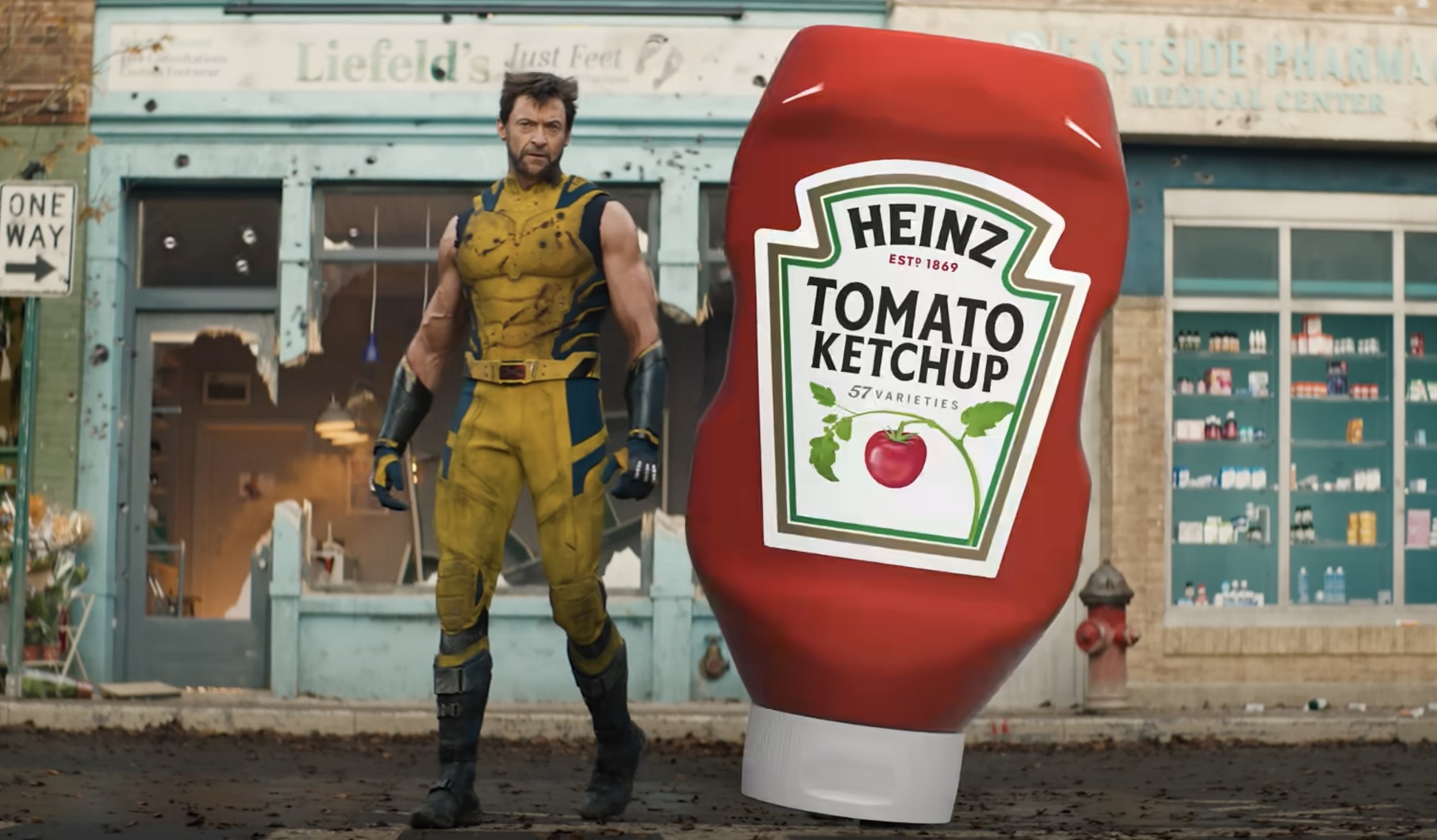 Heinz transforme Deadpool et Wolverine en ketchup & moutarde pour leur ...