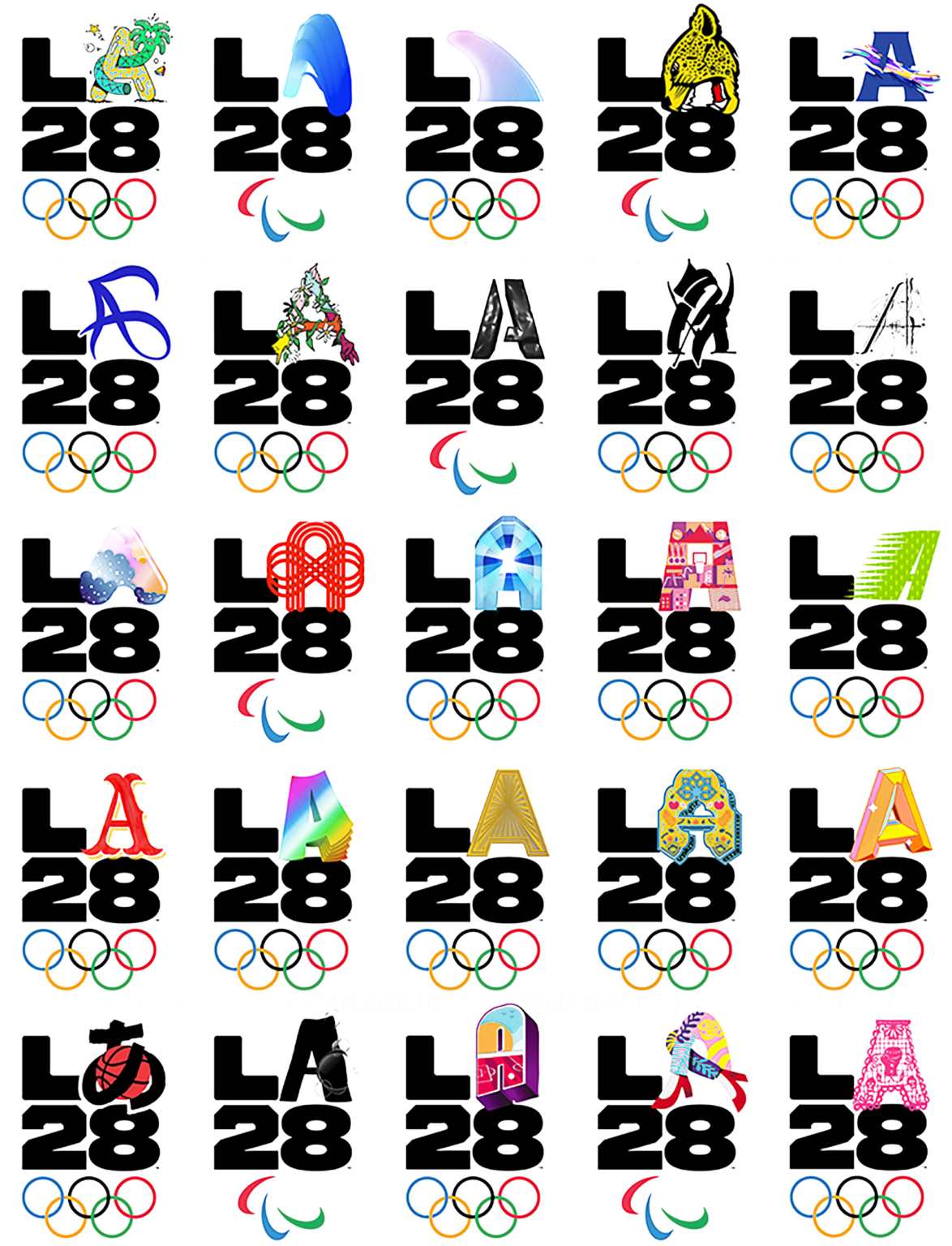 LA 2028 : un logo révolutionnaire pour des Jeux Olympiques innovants