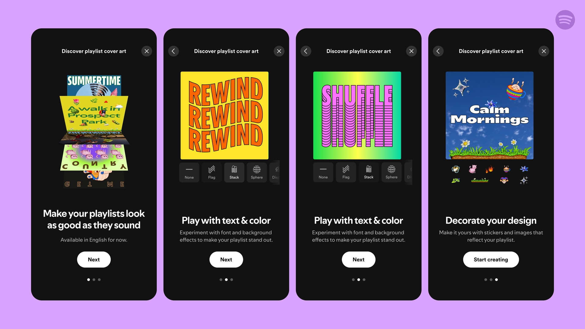 Spotify lance un outil pour designer ses pochettes de playlists ...