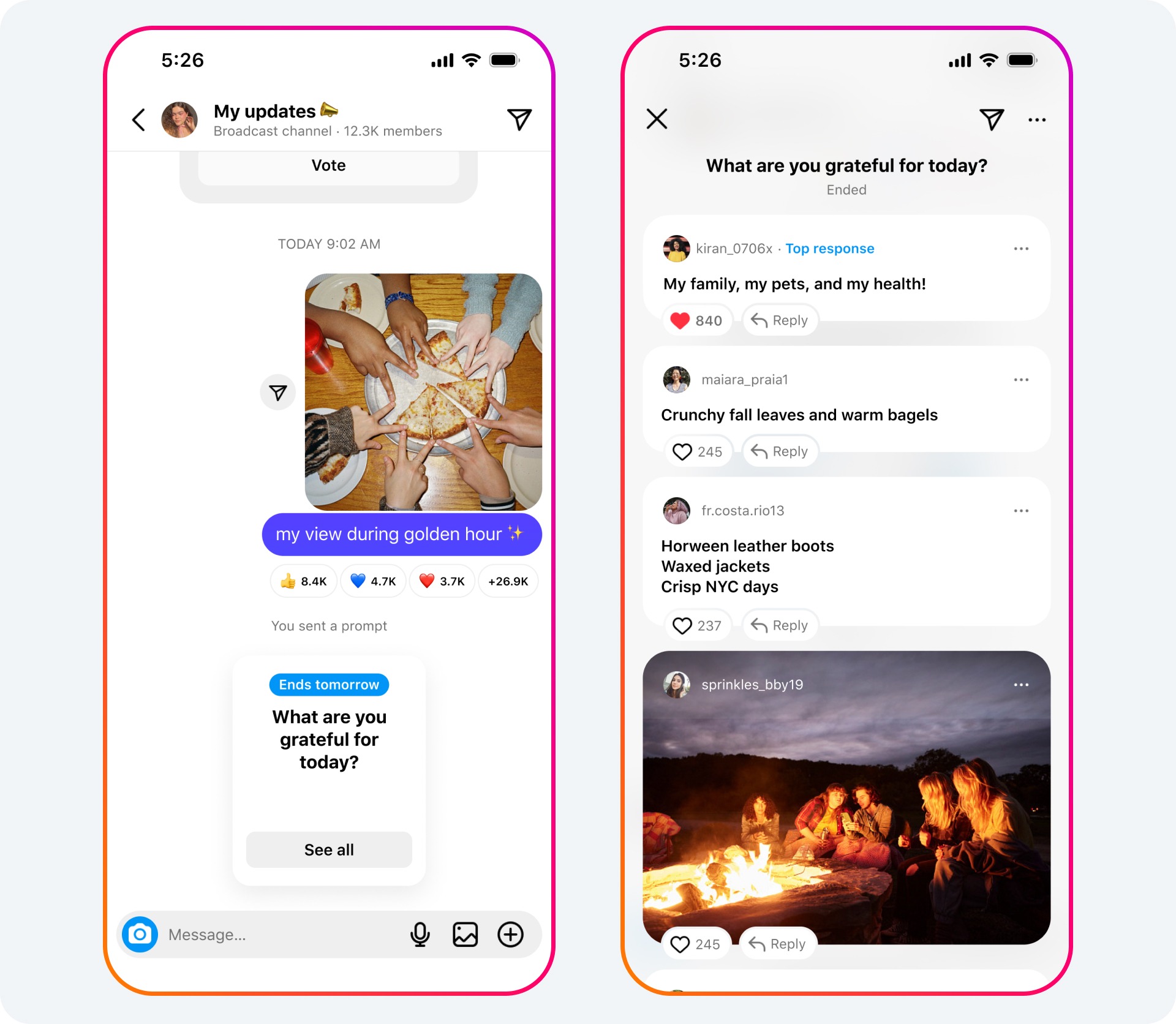 Instagram améliore ses canaux de diffusion avec 3 nouvelles fonctionnalités
