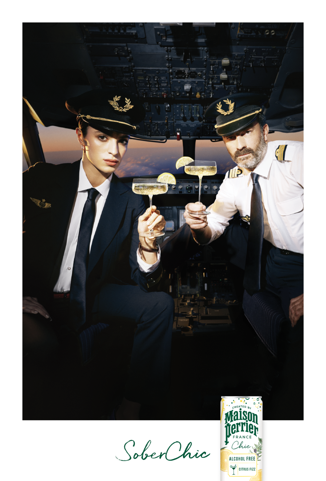 Perrier redéfinit la sobriété avec élégance dans sa nouvelle campagne
