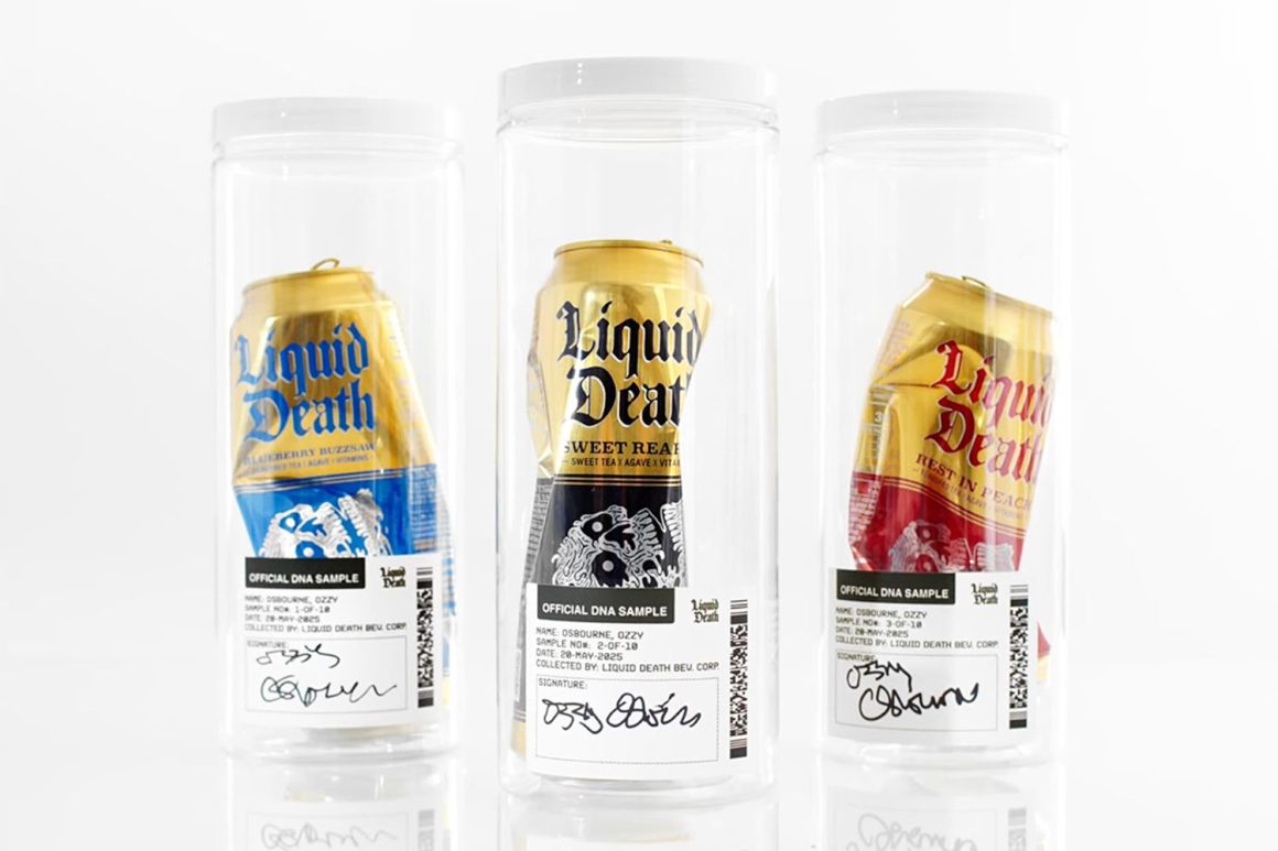 Liquid Death sort un thé glacé contenant l’ADN d’Ozzy Osbourne