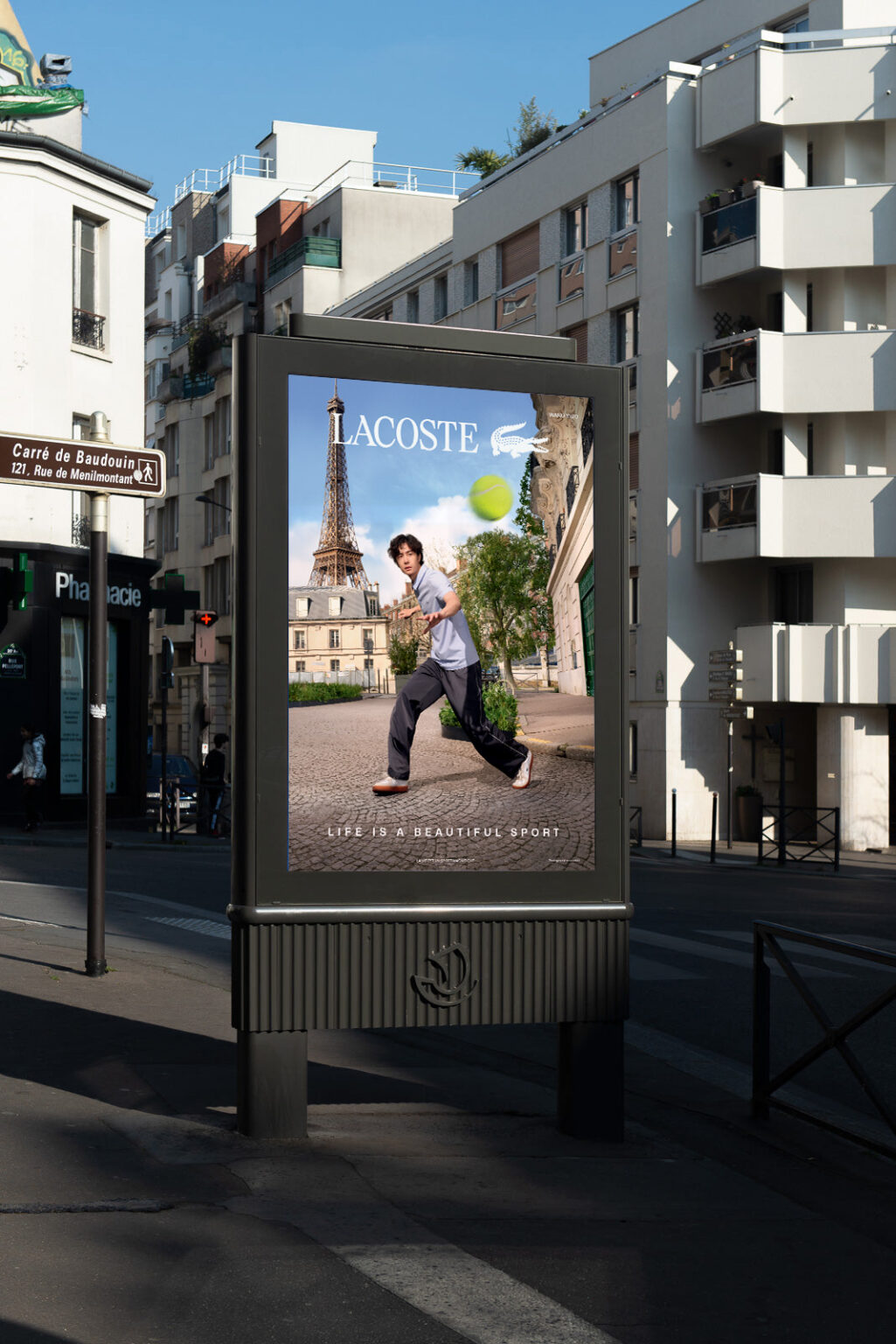 Lacoste transforme Paris en court de tennis dans sa nouvelle campagne ...