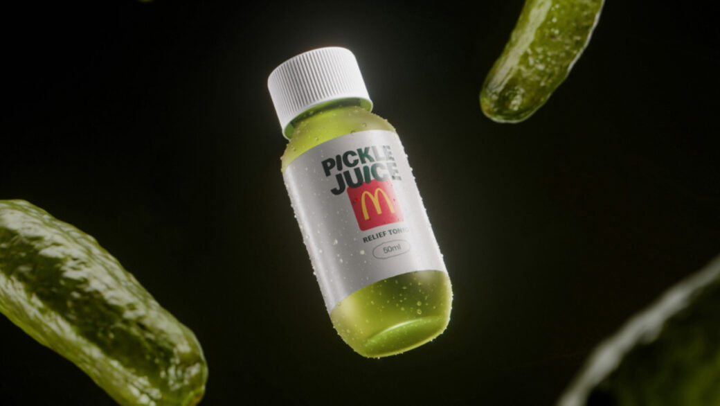 McDonald's commercialise son jus de cornichon pour aider les sportifs